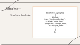 MongoDb implementation and screenshots for easier understanding | PPT