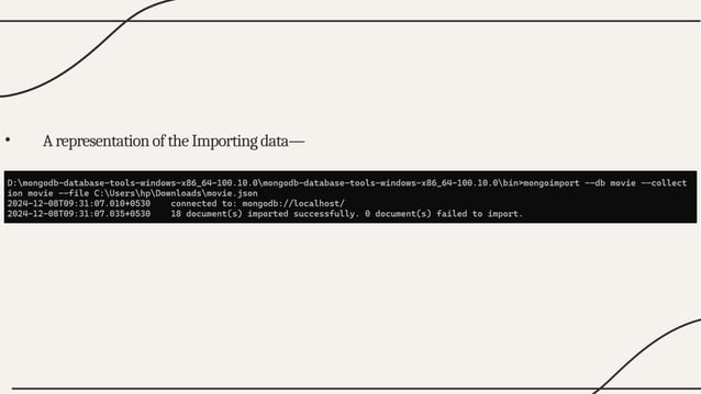 MongoDb implementation and screenshots for easier understanding | PPT
