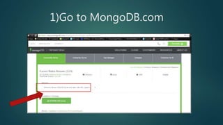 Mongo db Introduction & installation on Windows | PPTX