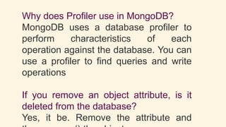 Top MongoDB interview Questions and Answers | PPT