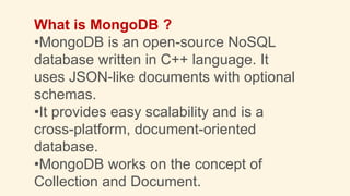 Top MongoDB interview Questions and Answers | PPT
