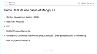 mongoDB_Intro-1 gives us the introduction to mongoDb | PPT