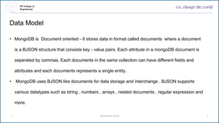 mongoDB_Intro-1 gives us the introduction to mongoDb | PPT | Free Download