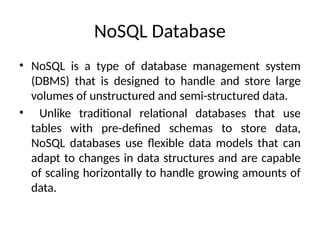 MongoDB Intro and Installation. pptx | PPTX