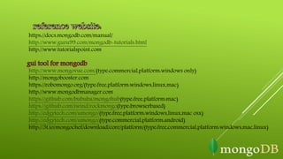 MongoDB Knowledge share | PPT
