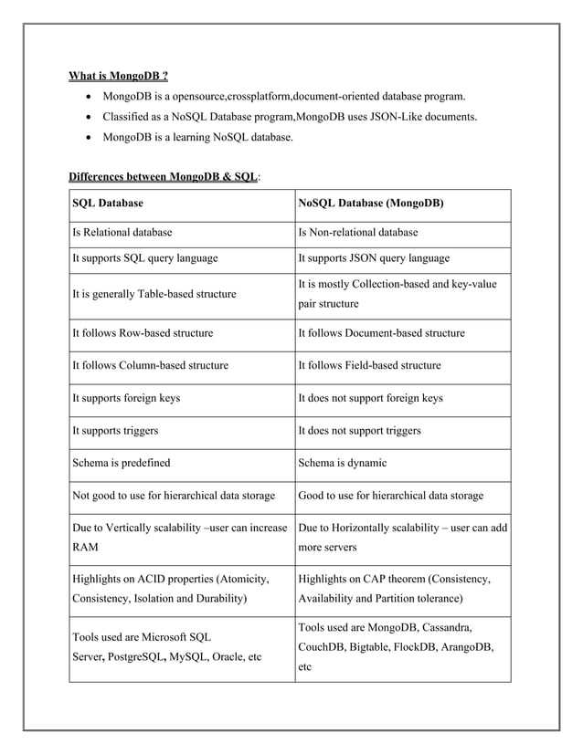 MongoDB Lab Manual (1).pdf used in data science | PDF