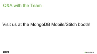 MongoDB Mobile: Bringing the Power of MongoDB to Your Device | PPT