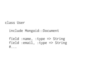 Mongodb mongoid | PPT