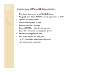 MongoDB NoSQL database a deep dive -MyWhitePaper | PDF