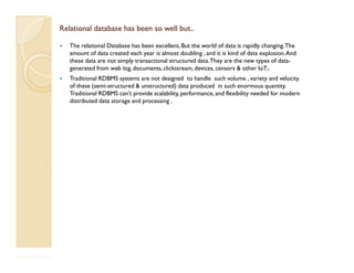 MongoDB NoSQL database a deep dive -MyWhitePaper | PDF