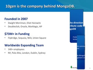 Mongodb open source_high_performance_database | PPT | Databases | Computer Software and Applications