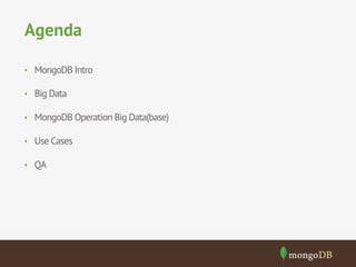Mongo DB: Operational Big Data Database | PDF