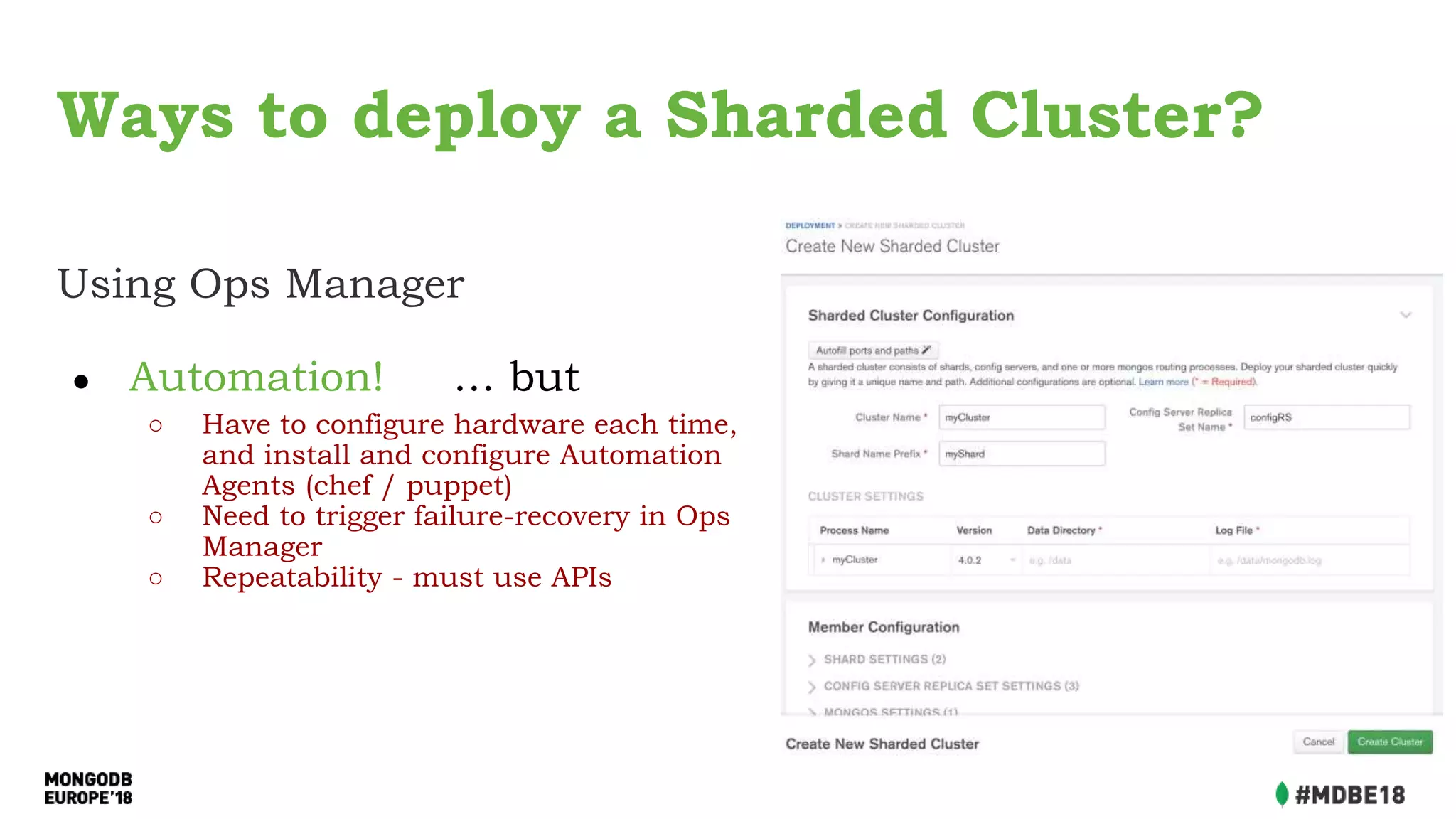 MongoDB Ops Manager and Kubernetes - James Broadhead | PPT