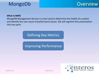 Mongo db pefrormance tuning with MMS | PDF | Operating Systems | Computer Software and Applications
