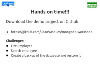 MongoDB and Play! Framework workshop | PDF