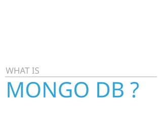 MongoDbPpt based on python installation. | PPTX