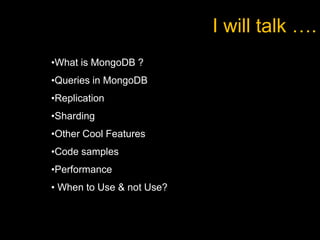 MongoDB Introduction - Document Oriented Nosql Database | PPTX