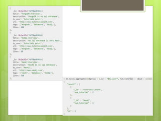 MongoDB - A next-generation database that lets you create applications never before possible ...