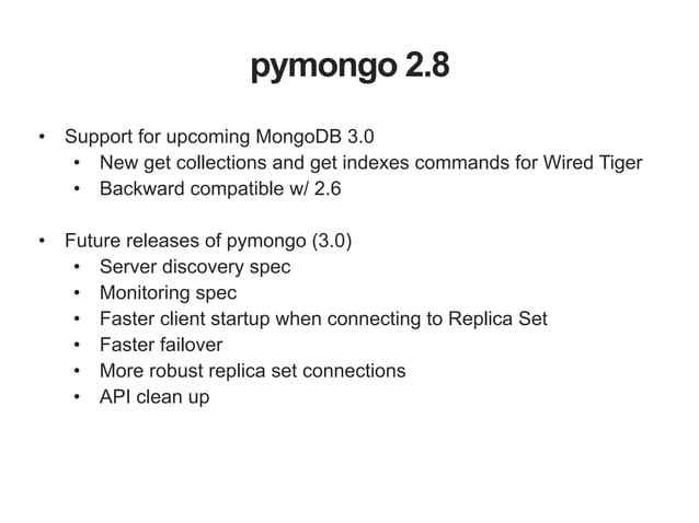 MongoDB and Python | PDF