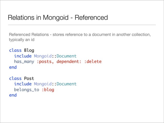 Mongodb And Ruby On Rails Pdf Databases Computer Software And