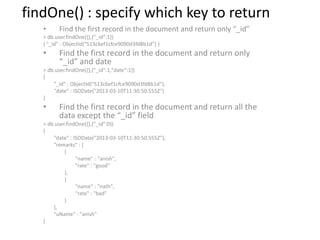 Mongo db readingdocumentusecases | PPT