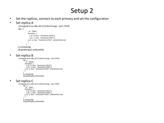 Mongo db roma replication and sharding | PPT