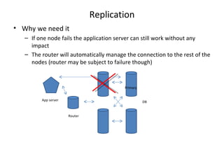 Mongo db roma replication and sharding | PPT