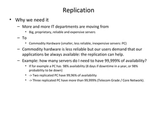 Mongo db roma replication and sharding | PPT