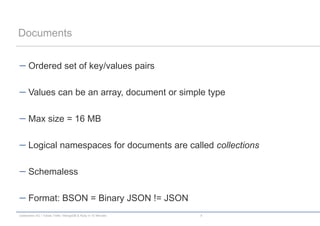 An introduction to MongoDB and Ruby | PPT