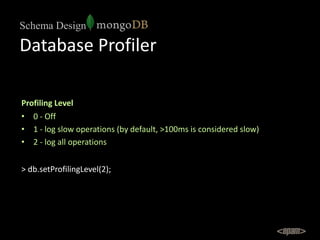 Meetup#2: MongoDB Schema Design | PPT