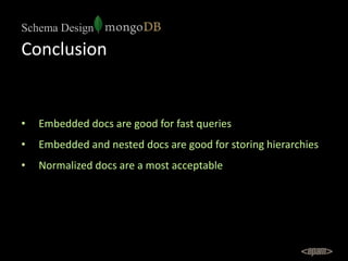 Meetup#2: MongoDB Schema Design | PPT
