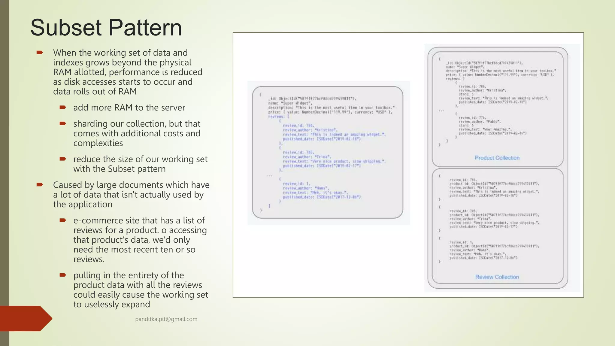 MongoDb Schema Pattern - Kalpit Pandit.pptx