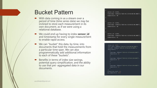 MongoDb Schema Pattern - Kalpit Pandit.pptx