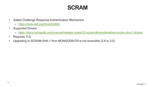 Beyond the Basics 4: How to secure your MongoDB database | PPT