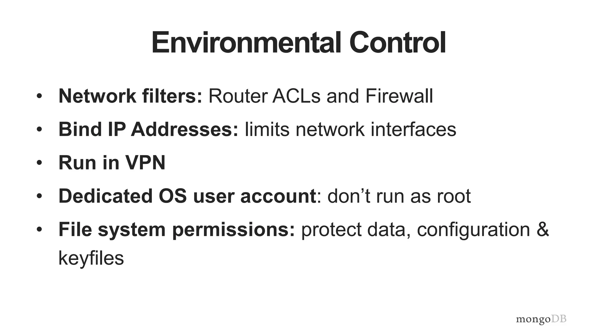 Securing Your Deployment with MongoDB Enterprise | PPT