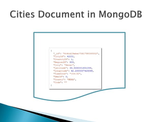 MongoDB MapReduce Business Intelligence | PPT