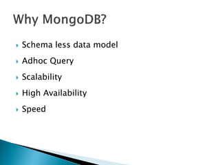 MongoDB MapReduce Business Intelligence | PPT
