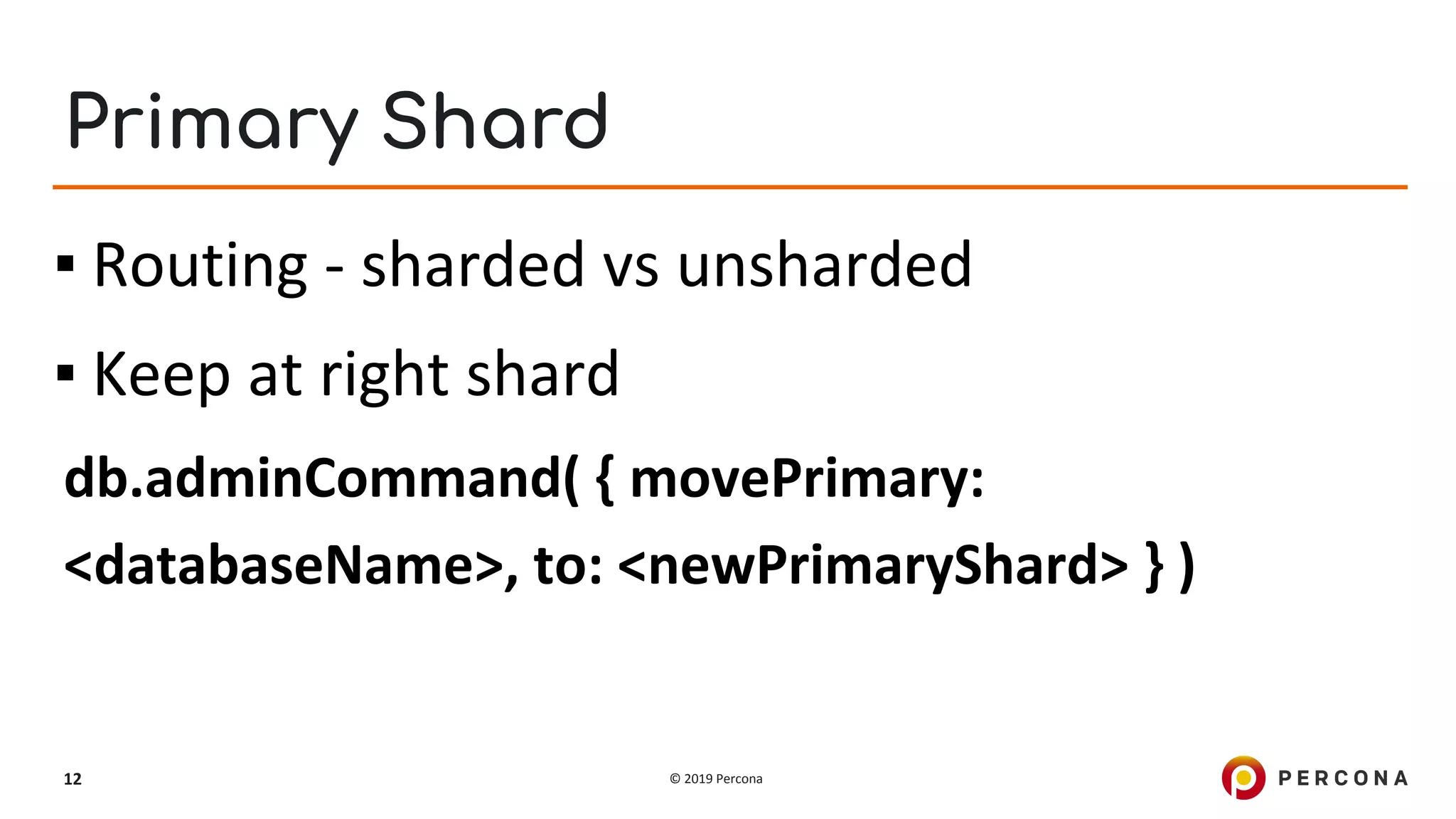 MongoDB sharded cluster. How to design your topology ? | PPT