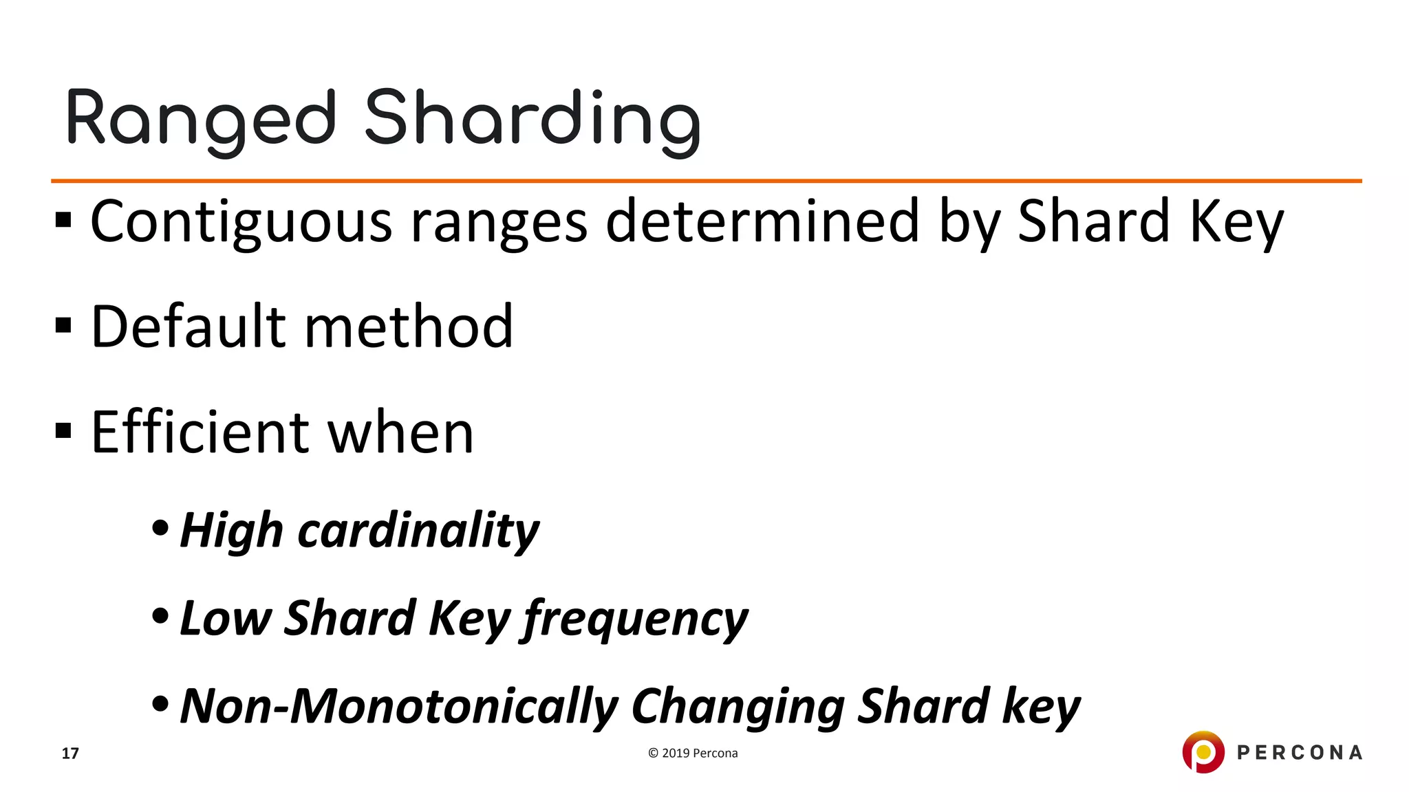 MongoDB sharded cluster. How to design your topology ? | PPT