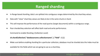 Evolution of MonogDB Sharding and Its Best Practices - Ranjith A - Mydbops Team | PPT