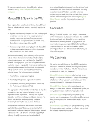 Apache Spark and MongoDB - Turning Analytics into Real-Time Action | PDF