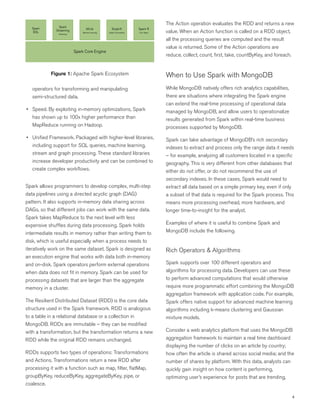 Apache Spark and MongoDB - Turning Analytics into Real-Time Action | PDF
