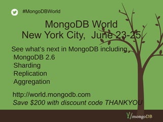 MongoDB Tick Data Presentation | PPT