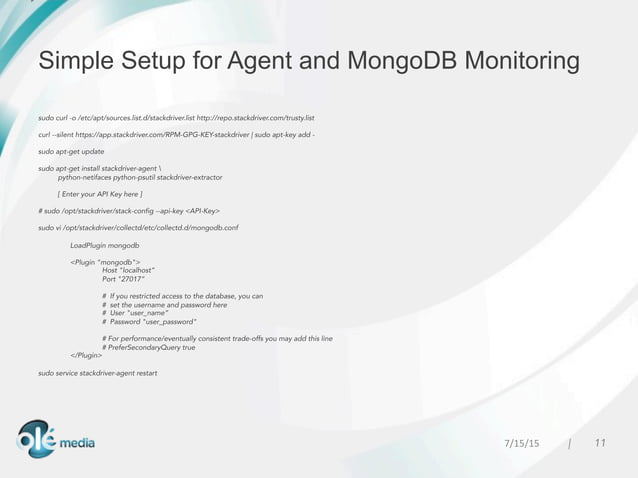 Using Stackdriver With Mongodb Pdf Cloud Computing Internet