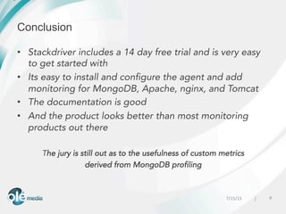 Using Stackdriver with MongoDB | PDF | Cloud Computing | Internet