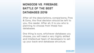 MongoDB Vs. Firebase: Battle of the Best Databases 2019 | PPTX ...