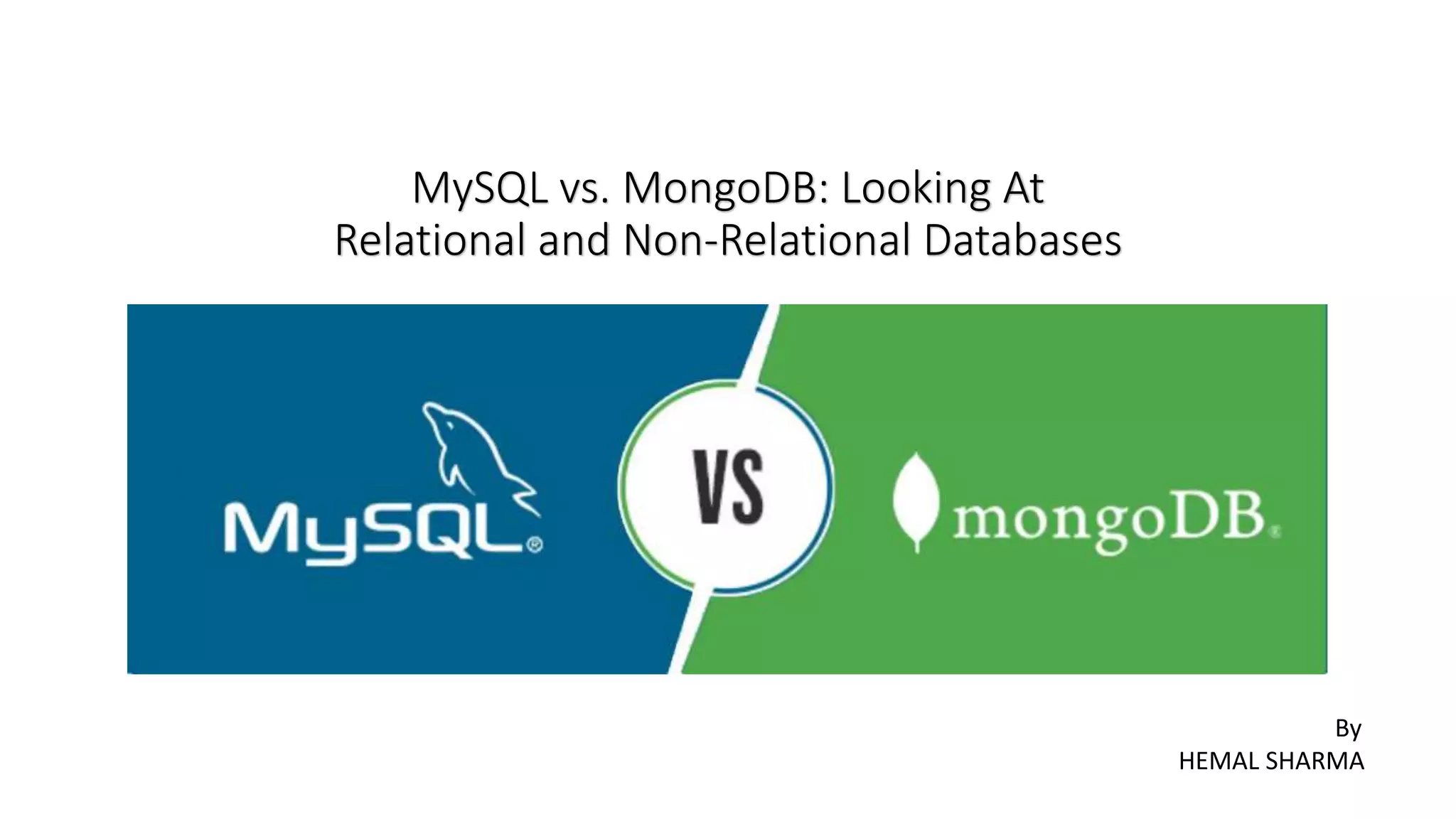 Mongodb vs mysql | PPT
