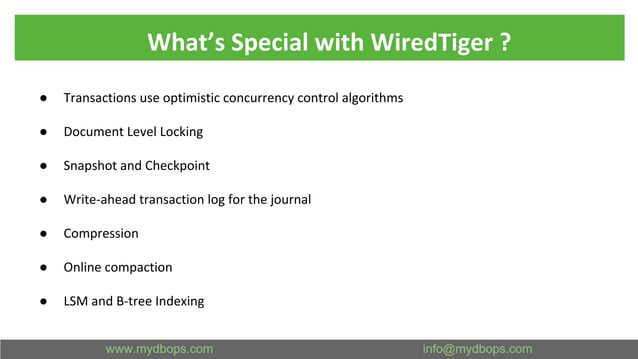 MongoDB WiredTiger Internals: Journey To Transactions | PPT
