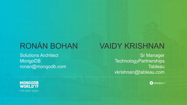 Jumpstart Mongodb Bi Connector And Tableau Ppt