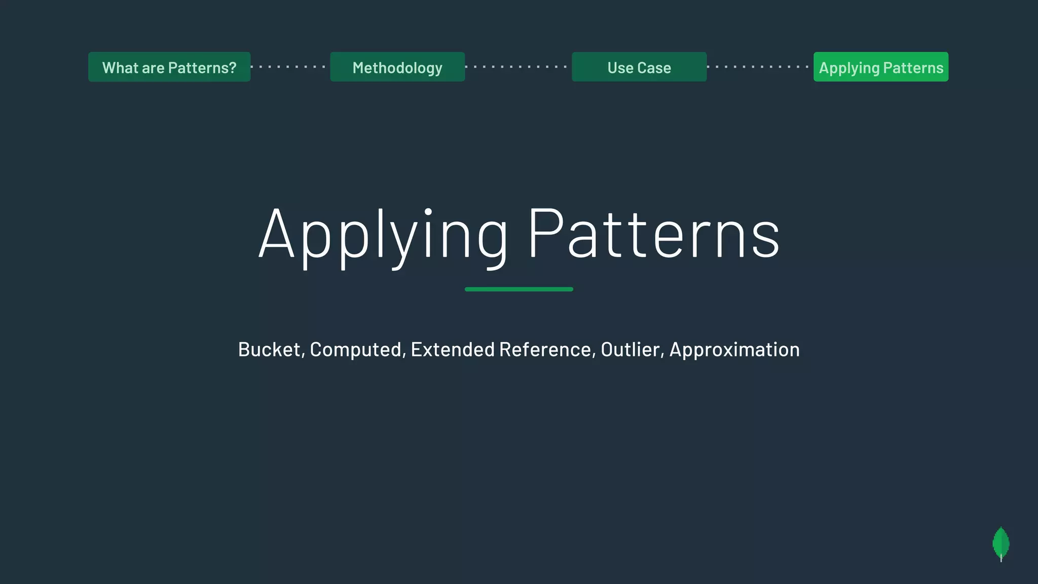 MongoDB.Live 2020 - Advanced Schema Design Patterns | PPT